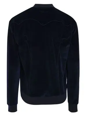 Roberto Cavalli Ciniglia Track Jacket - Blue