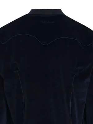 Roberto Cavalli Ciniglia Track Jacket - Blue