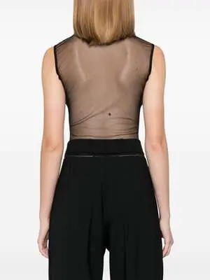 NENSI DOJAKA Semi-sheer Bodysuit