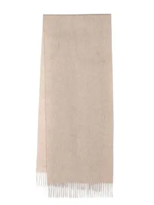 N.peal Large Woven Scarf - Neutrals