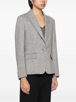 N.peal Wool-blend Single-breasted Blazer