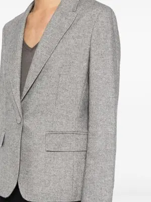 N.peal Wool-blend Single-breasted Blazer