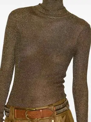 Isabel Marant Étoile Jaelis Metallic Jumper - Green