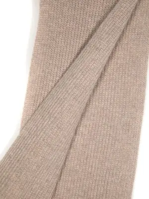 N.peal Ribbed Scarf - Neutrals