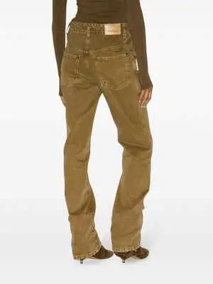 Isabel Marant Étoile Brinley Buckle Jeans - Brown