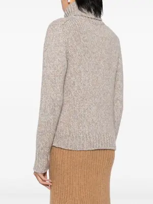 N.peal Hazel Marl Jumper - Brown