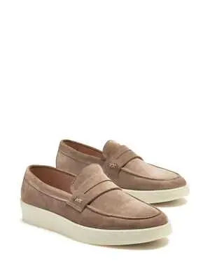 FORSA Armando Suede Loafers - Neutrals