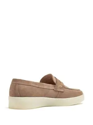 FORSA Armando Suede Loafers - Neutrals