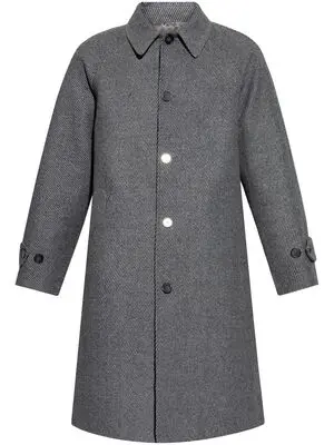 Officine Générale Single-breasted Coat - Grey