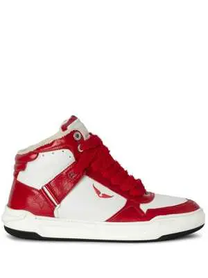 Zadig&Voltaire Leather Sneakers - White