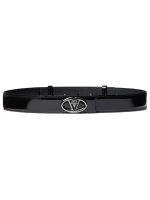 Valentino Garavani 30mm Vlogo The Bold Edition Belt - Black