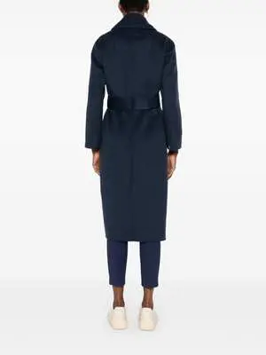 TWINSET Feather-trim Wool-blend Coat