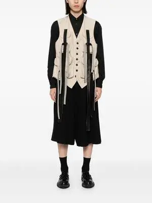 Yohji Yamamoto Cargo-pockets Canvas Vest