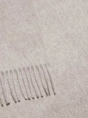Zegna Oasi Cashmere Scarf - Neutrals