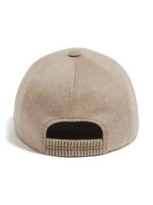 Zegna Embroidered-motif Cap - Neutrals