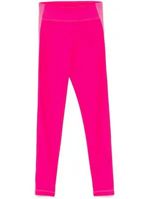 Versace Logo-trim Leggings - Pink
