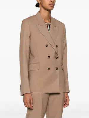 Paul Smith Double-breasted Blazer - Brown