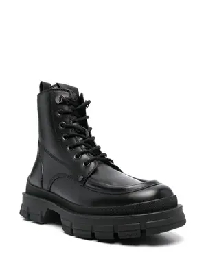 Moncler Heavea City Leather Boots