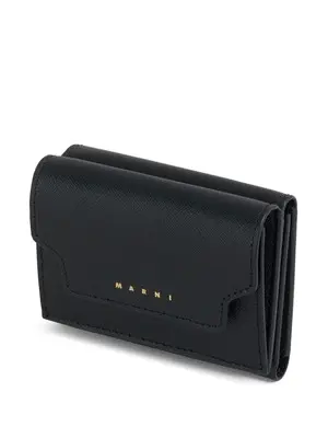 Marni Tri-fold Leather Wallet