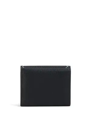 Marni Logo-embroidered Leather Wallet - Black