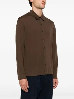 D4.0 Wool Cardigan - Brown