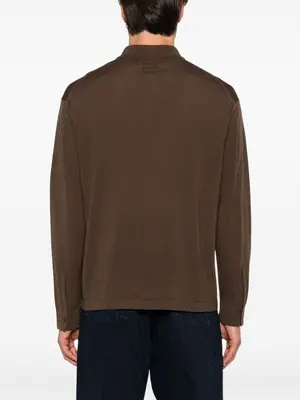 D4.0 Wool Cardigan - Brown