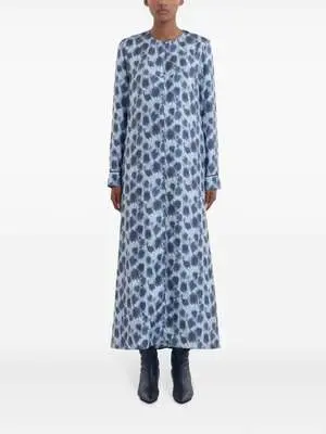 Marni All-over-print Dress - Blue