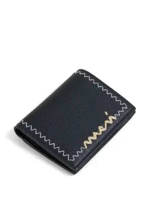 Marni Bi-fold Wallet With Symbol Embroidery