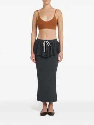 Cashmere In Love Windy Mini Skirt - Grey