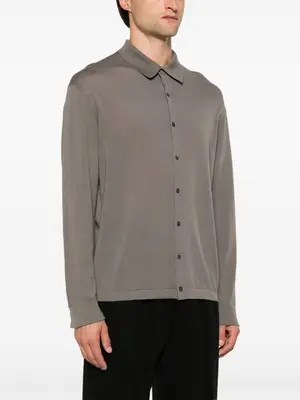 D4.0 Wool Cardigan - Grey