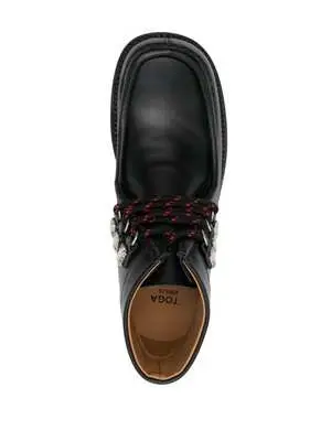TOGA VIRILIS Leather Ankle Boots
