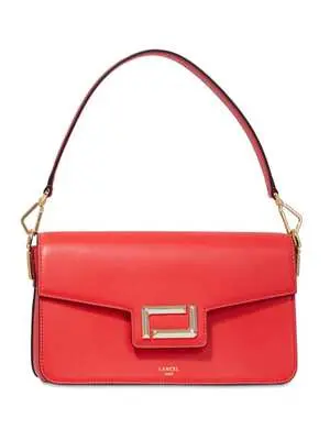 LANCEL Leather Shoulder Bag - Red