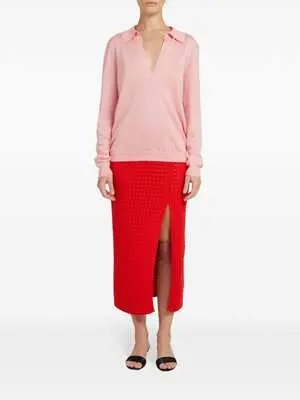 Cashmere In Love Lane Polo Top - Pink
