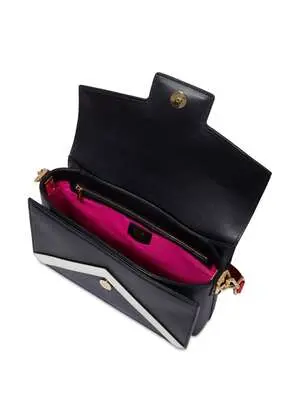 LANCEL Leather Medium Flap Bag