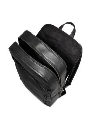 LANCEL Max De Leather Backpack - Black