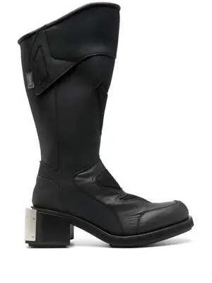 GMBH Baris Knee High Moto Boots - Black