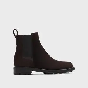 Theory Chelsea Boots In Calf Suede