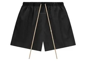 Fear Of God Essentials Textured Nylon Soccer Short - Black