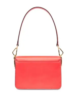 LANCEL Mini Leather Shoulder Bag - Red