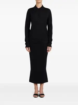 Cashmere In Love Ellis Polo Shirt - Black