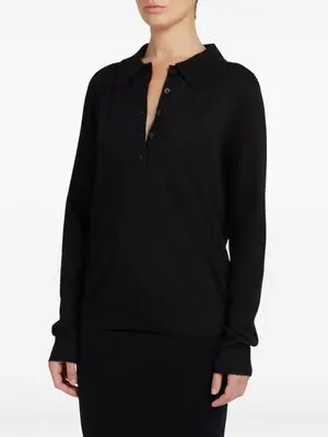 Cashmere In Love Ellis Polo Shirt - Black