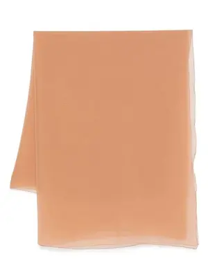 Alberta Ferretti Silk Scarf - Neutrals
