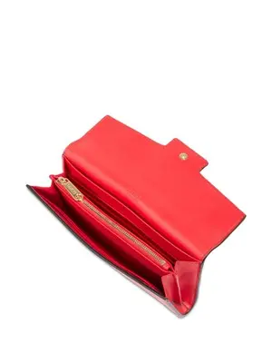 LANCEL Long Angele Wallet - Red