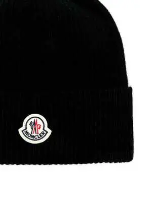 Moncler Logo-patch Beanie Hat