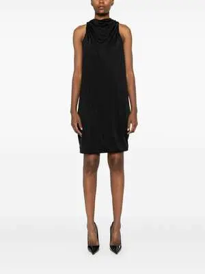 LANVIN Crystal-detail Mini Dress - Black