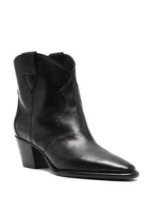 ANNA F. Cowboy Ankle Boots