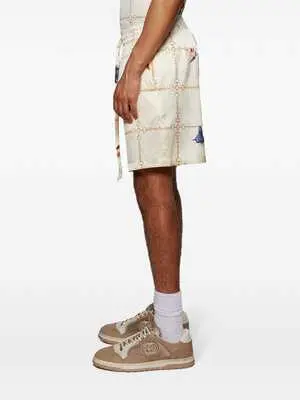 NAHMIAS Wildlife-print Shorts - Neutrals