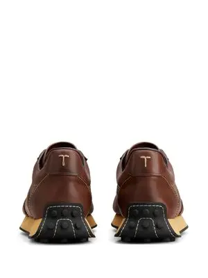 TOD'S Sportivo Active Leather Sneakers - Brown