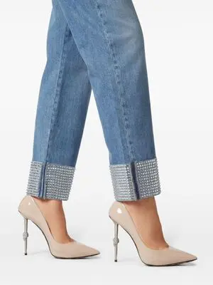 Philipp Plein Embellished Straight-leg Jeans