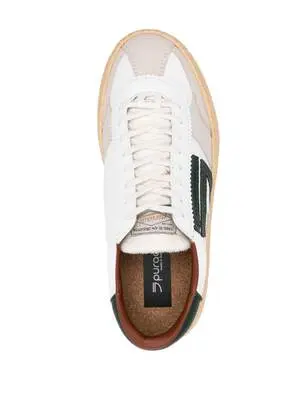PURAAI Faux-leather Sneakers - White